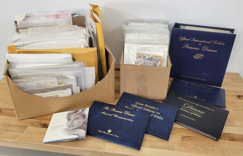 Massive Collection Of Princess Diana Stamps