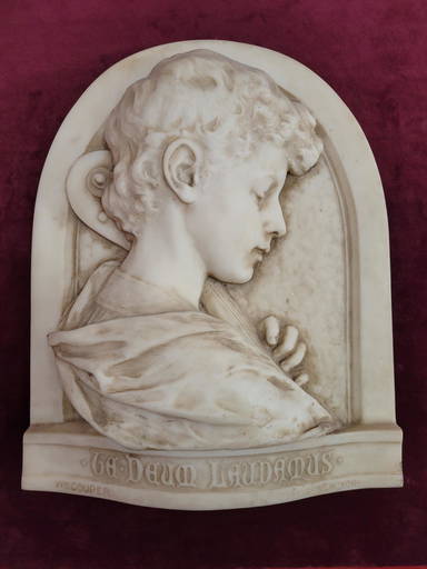 William Couper (american, 1853 1942) Marble Relief