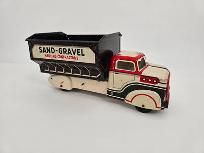 Marx Tin Litho Lumar Wrecker Service Truck Auction