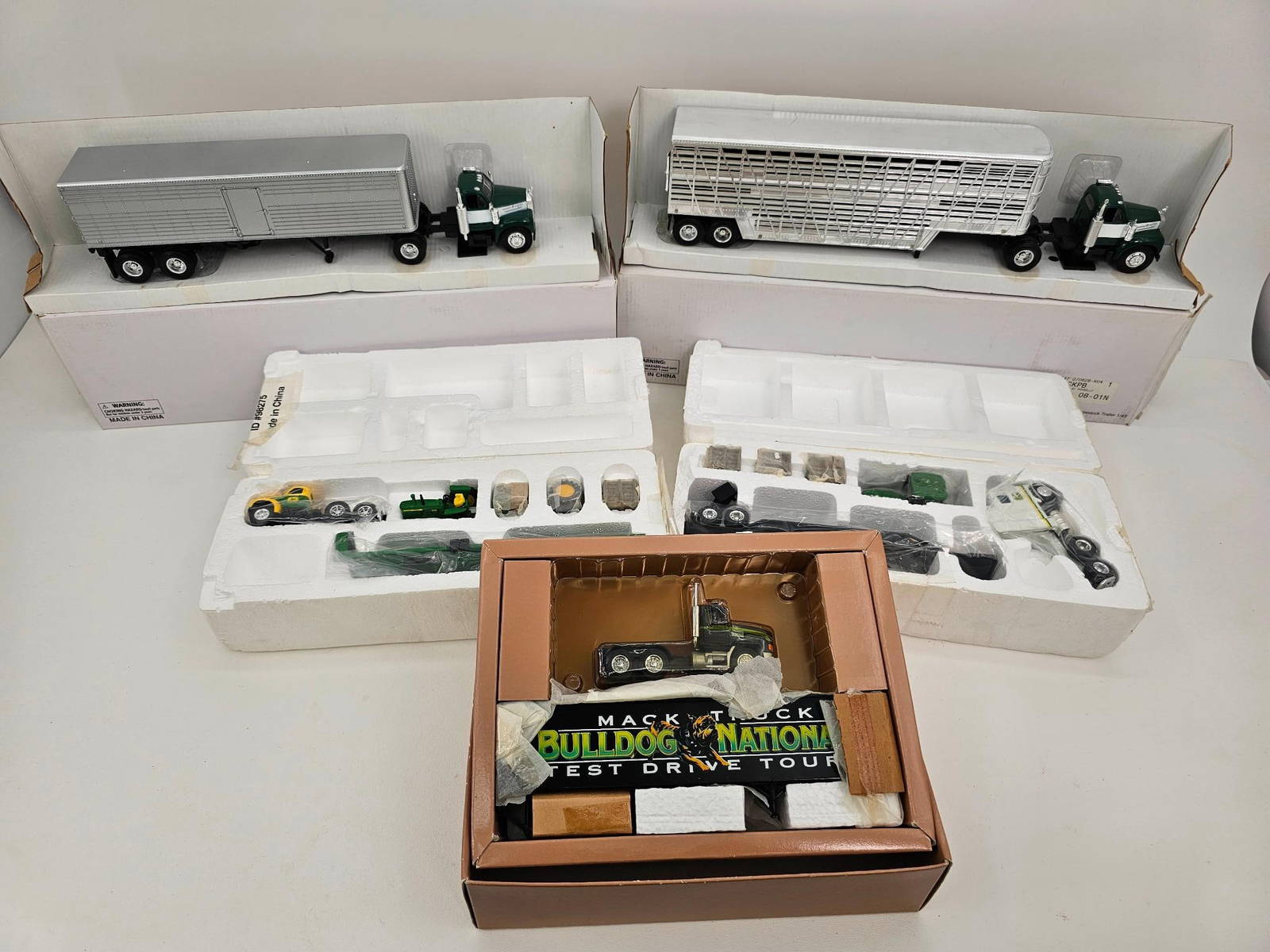 (5) Five Nib Model Tractor Trailer Trucks Auction