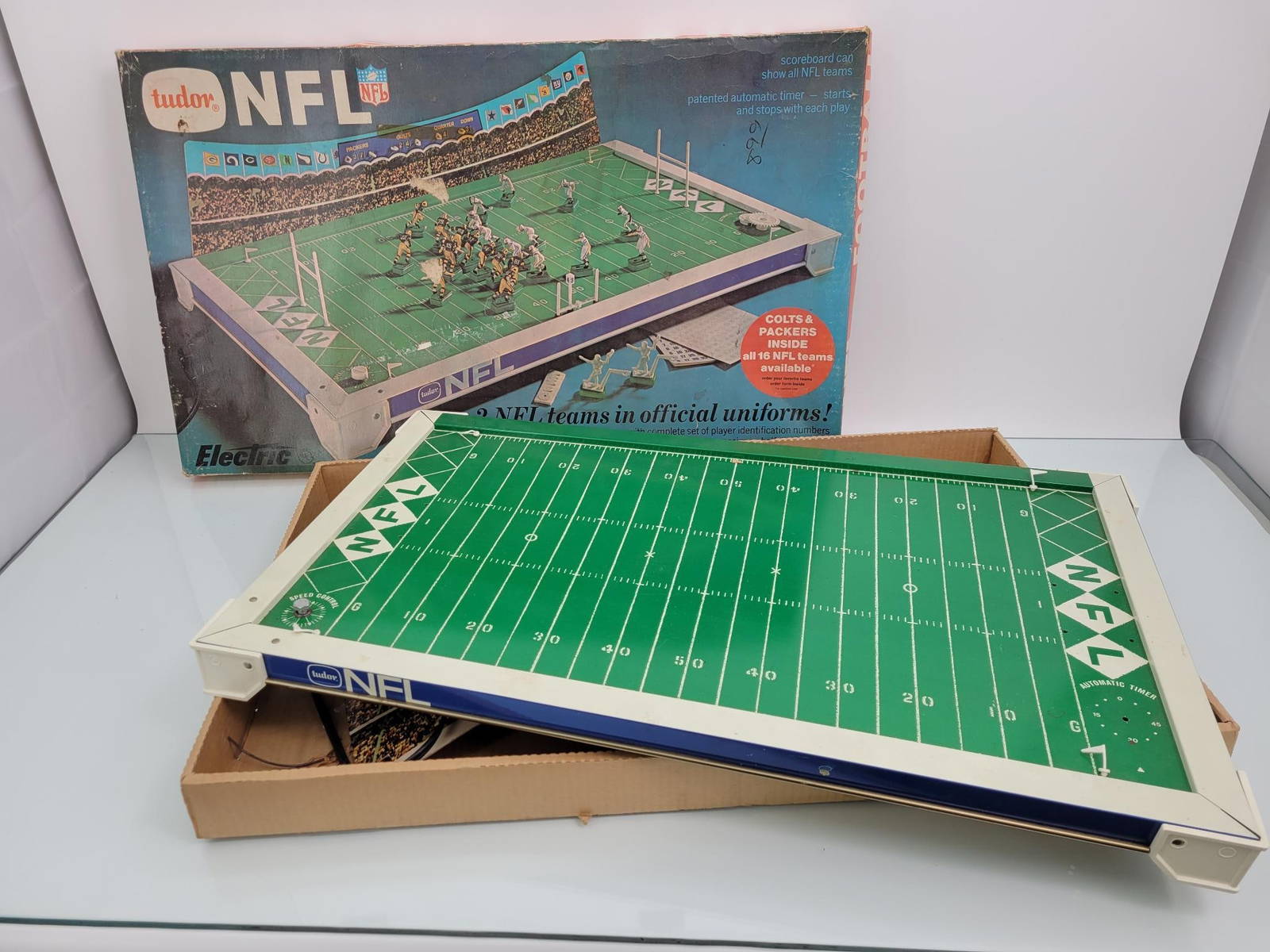 Vintage Tudor Nfl Electric Football Game Auction