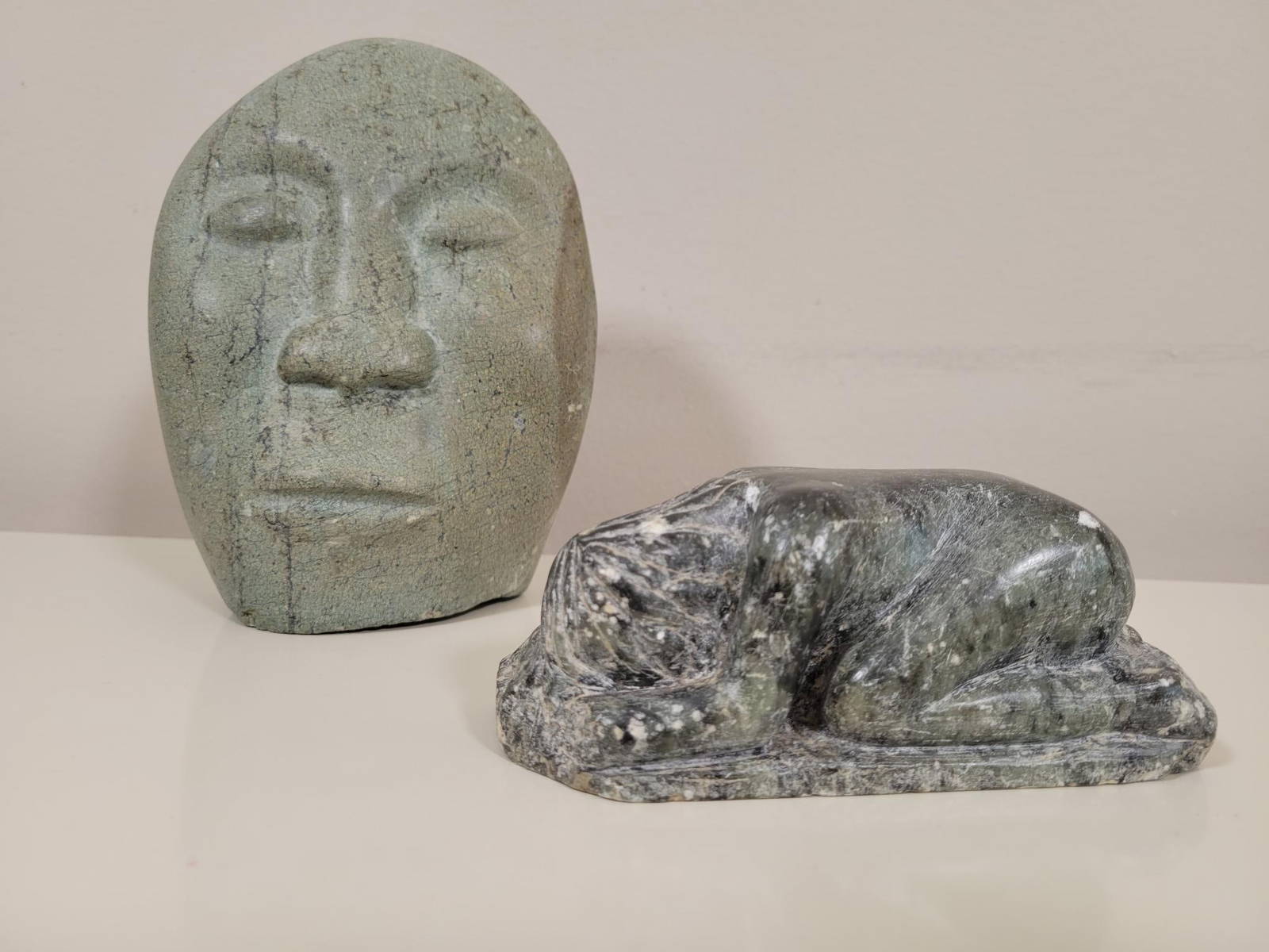 Canada Eskimo Art Inuit Soapstone Carvings Auction