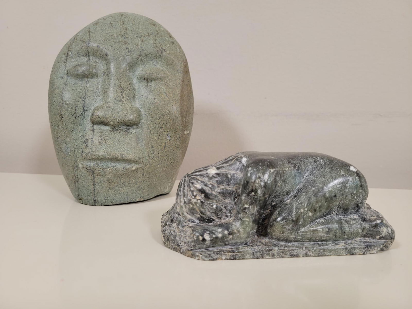 Canada Eskimo Art Inuit Soapstone Carvings Auction