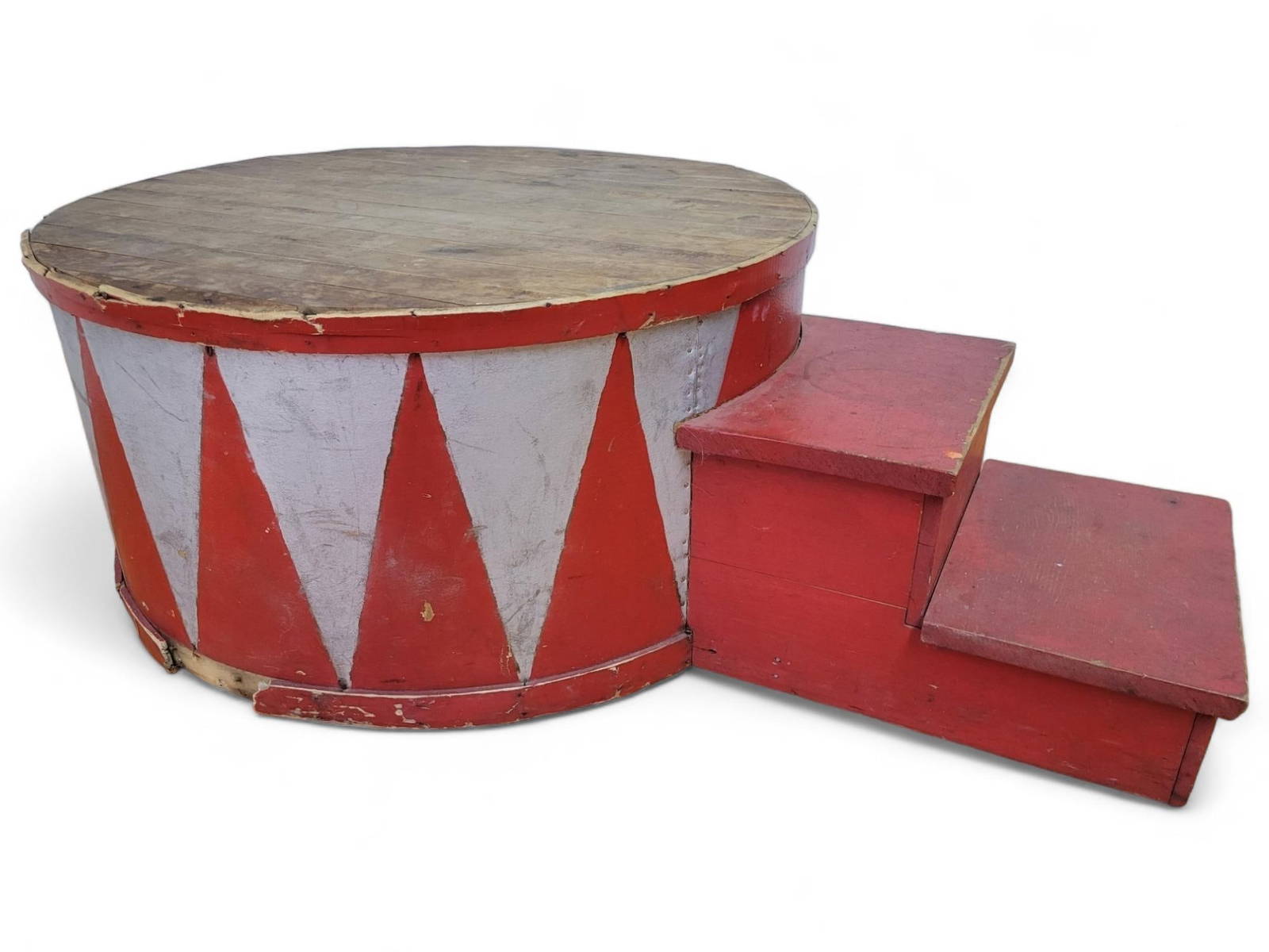 Early 20th C. Painted Wood Circus Podium Auction
