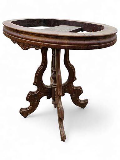 Victorian East Lake Walnut Table Base