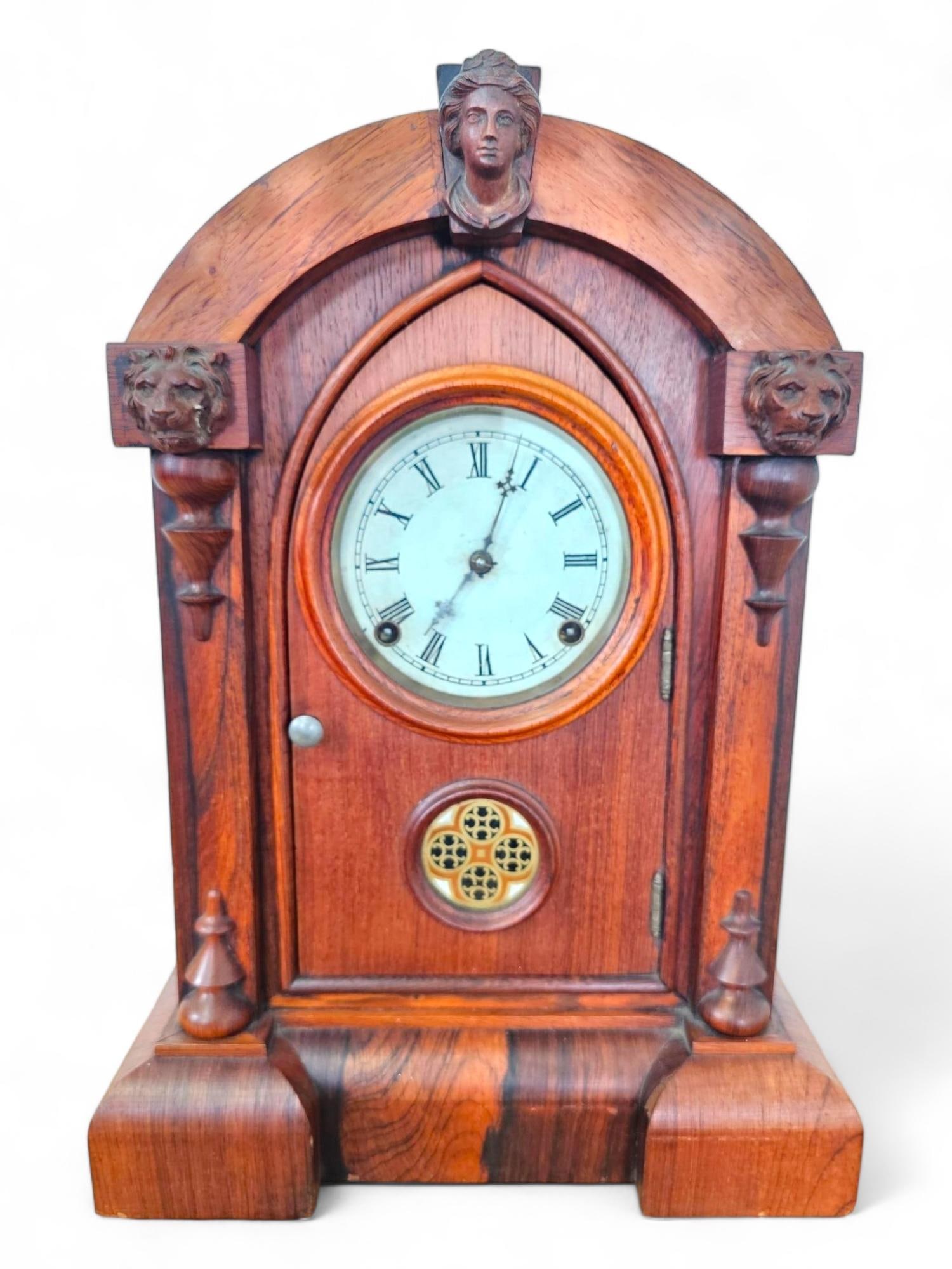 Antique Gilbert Clock Co "keystone" Shelf Clock Auction