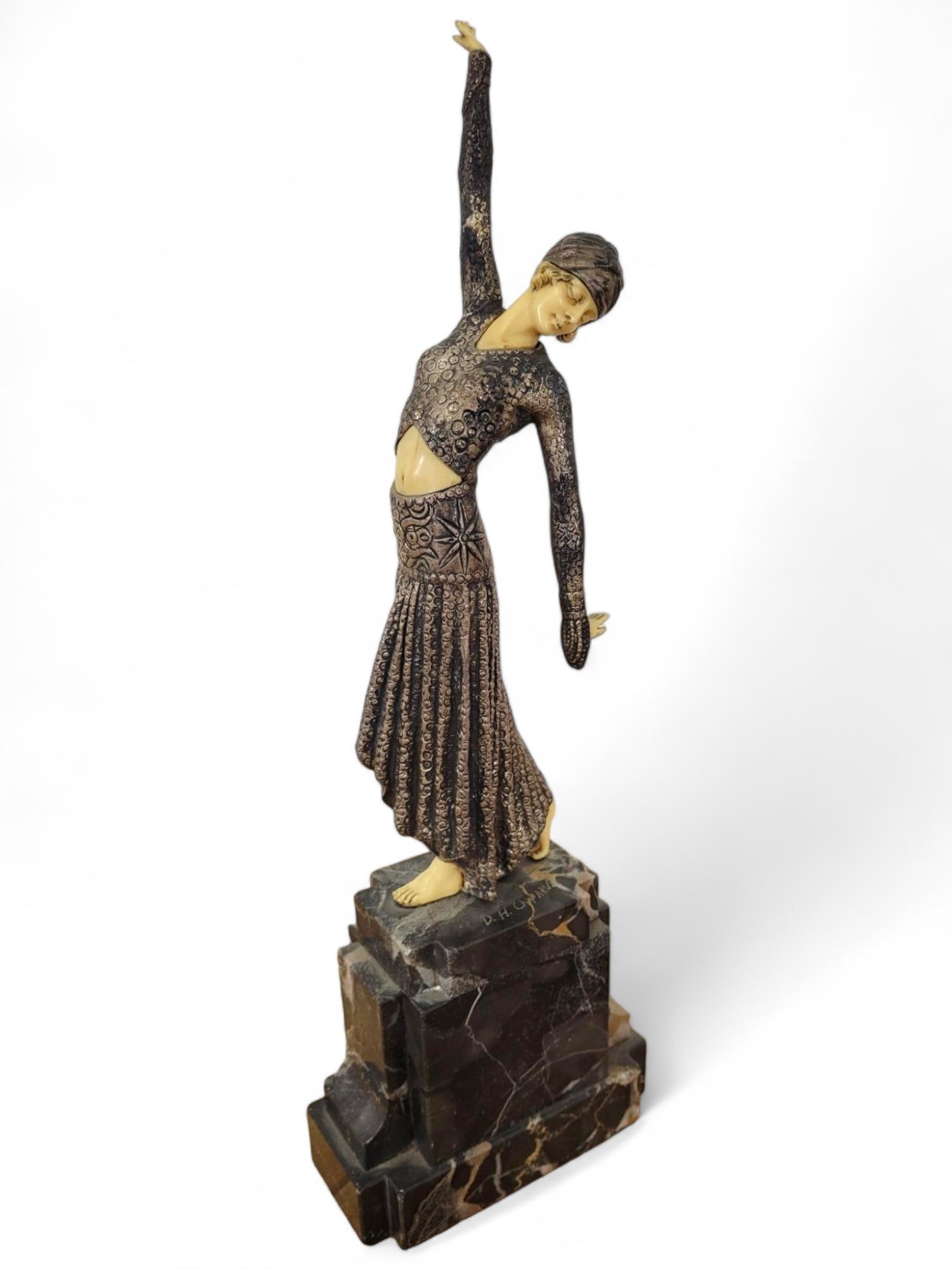 Demetre Chiparus (1886-1947) "footsteps" Figure Auction