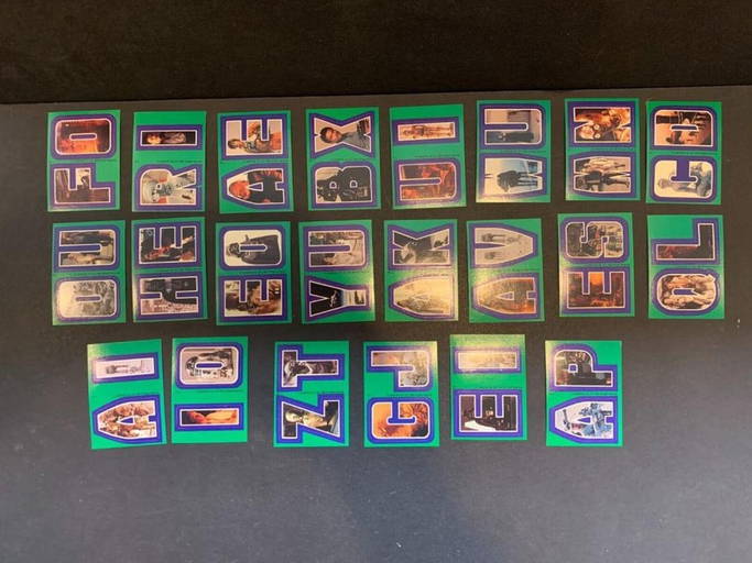 1980 Topps Star Wars Empire Strikes Back Series 3 Green Complete 22 ...