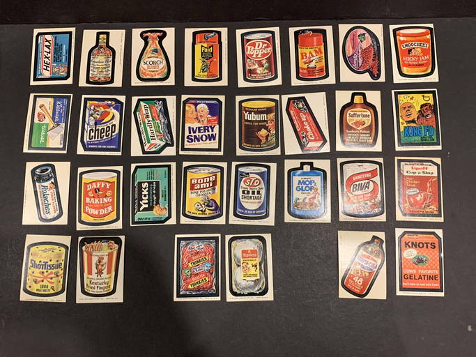 1974 Topps Wacky Packages 6th Series 6 Complete Set With Truant 33/33 Ex