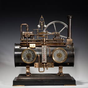 Walking Beam Steam Engine Model