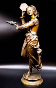 19th C Tibetan Gilded Bronze Dancing Citipati Skeletons - Jan 18, 2017 ...