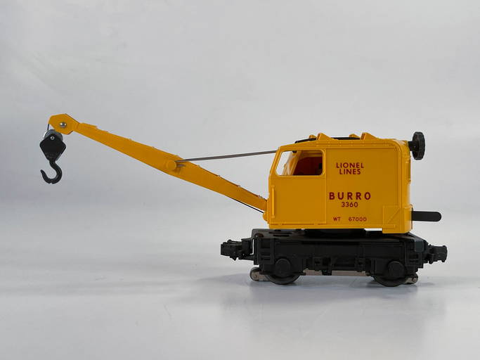 Lionel Postwar #3360 Burro Crane
