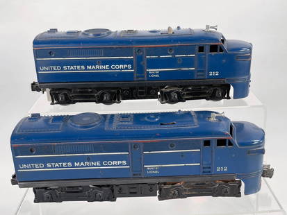Lionel #212 U.s. Marine Corps Powered Alco Unit And