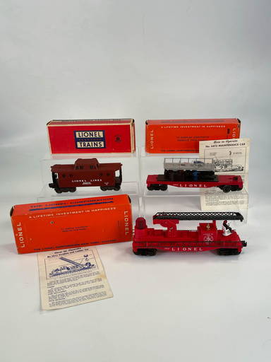 Lionel Postwar #3512 Operating Fireman and Ladder Car - Aug 28, 2021 ...