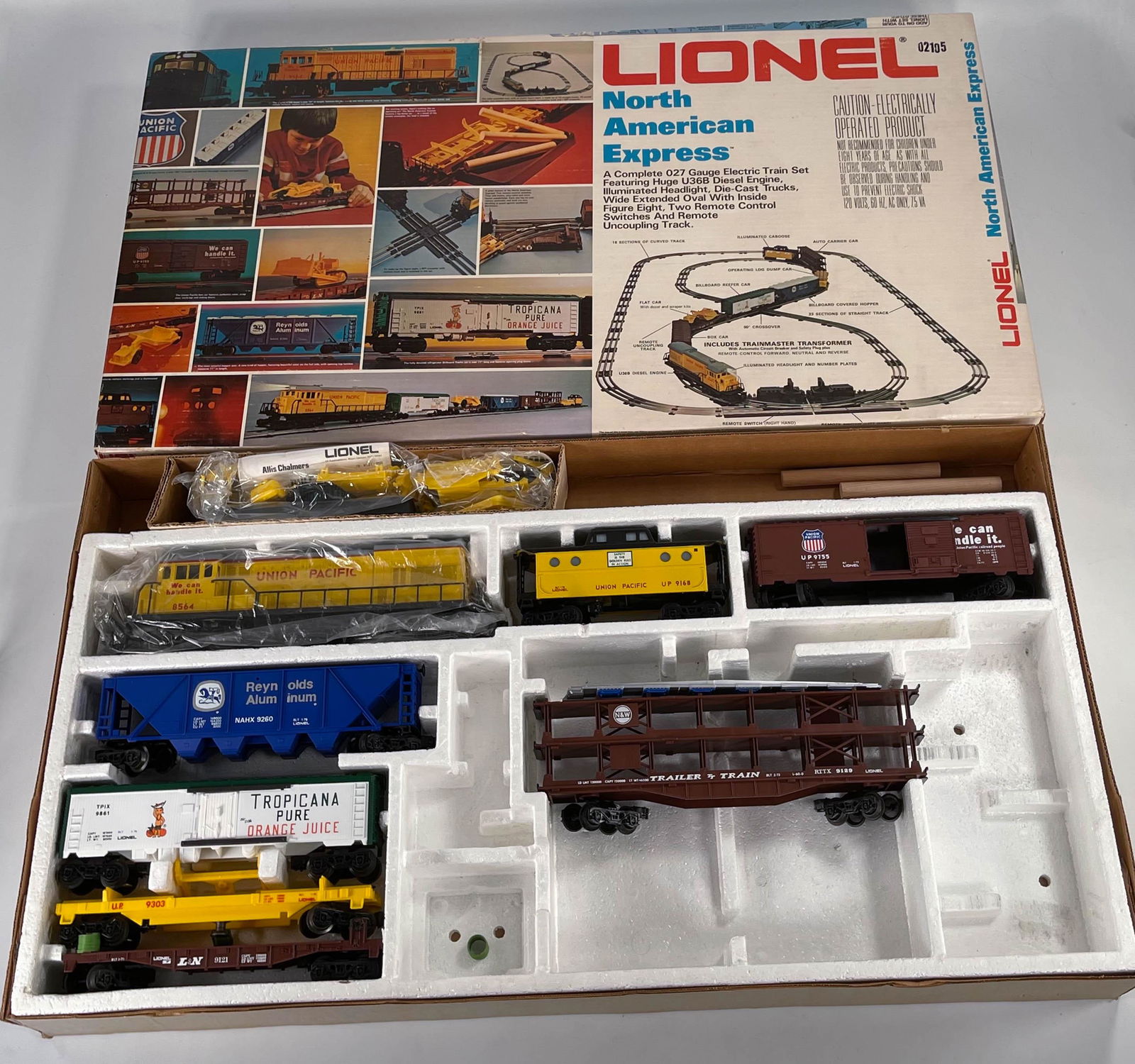 Mpc Lionel O Gauge North American Express Set