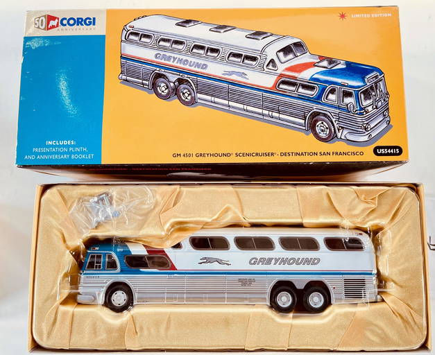 Corgi GM 4501 Greyhound Scenic Cruiser Bus, in Original - Jan 22, 2022 ...