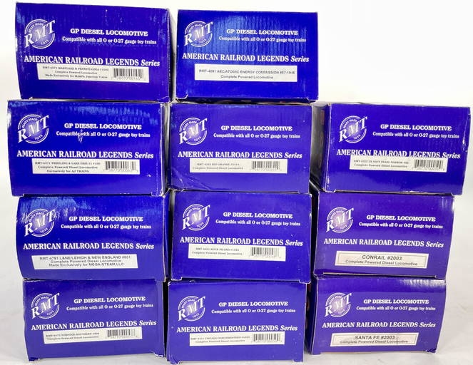 Rmt O Gauge Assorted Gp Diesel Locomotive X 11 In