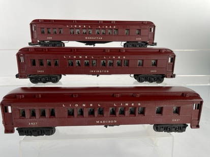 3 Lionel Madison Cars