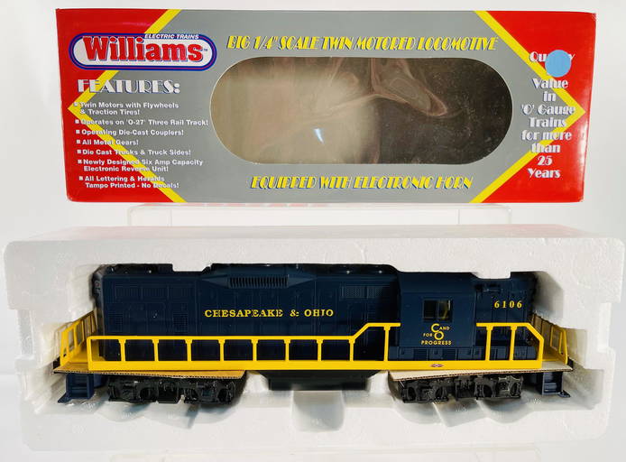 Williams O Gauge C&o Gp 9 Diesel A With Horn