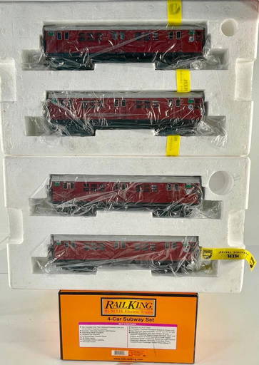 Mth Rail King 4 – Car Subway Set Metropolitan Transportation Authority