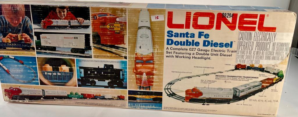 Mpc Lionel Santa Fe Double Diesel Freight Set #6 – 1489