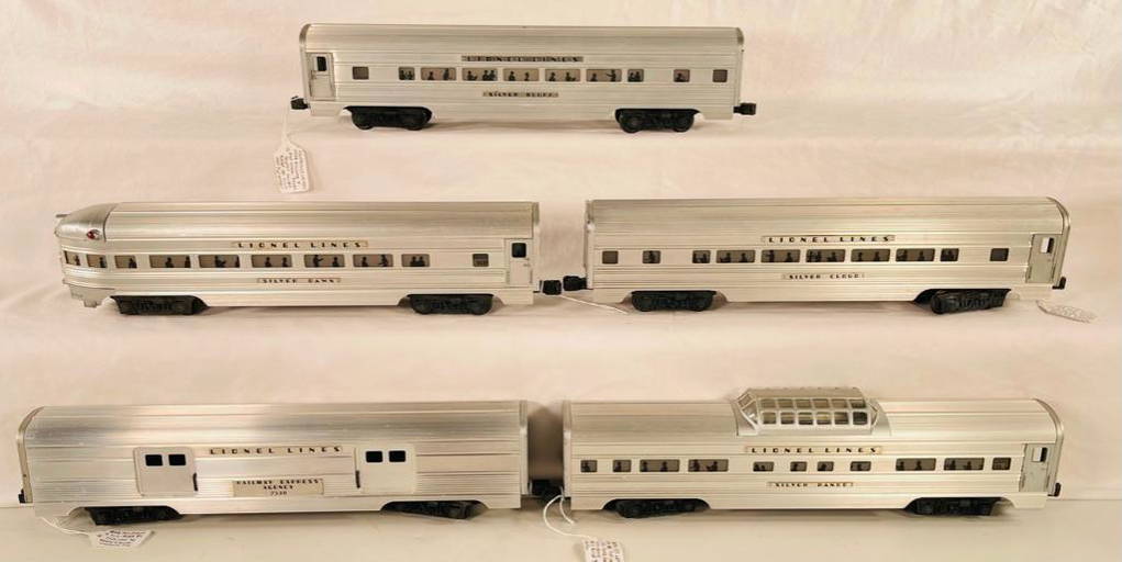 Lionel Postwar 2534 -2533 -2532 -2531 -2530 Aluminum Passenger Cars and ...