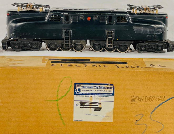 Lionel Postwar 2332 Black GG1 in the early 1947 Version with Silver ...