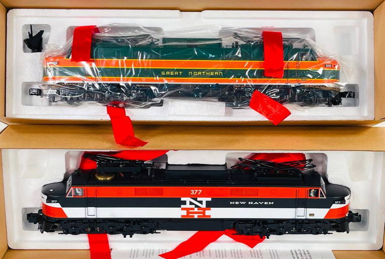 K-Line O Gauge NH EP - 5 Electric Engine #377 and GN EP - 5 Electric ...