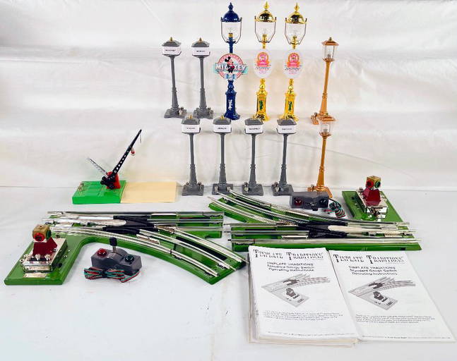 Mth Wide Gauge Pair Of Switches W/controllers Eight Mth Boulevard ...