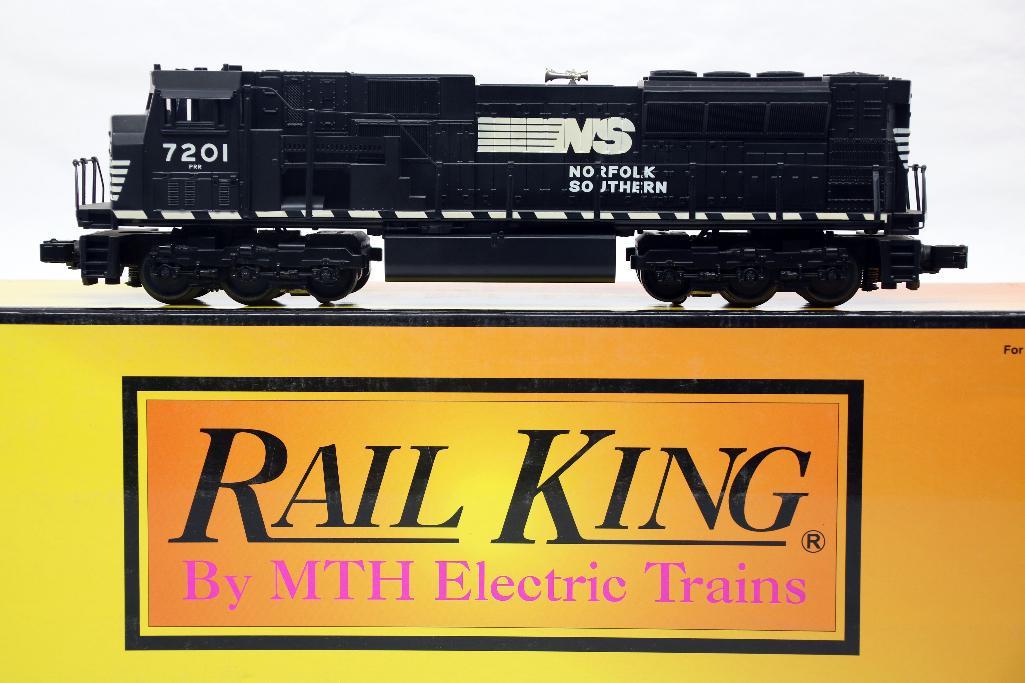 Mth Rail King O Gauge Norfolk Southern Sd - 90 Mac Diesel Engine Auction