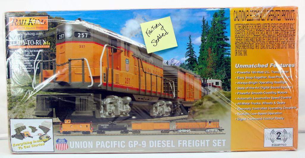 Mth Rail King O Gauge Union Pacific Gp - 9 Freight Train Set With Ps ...