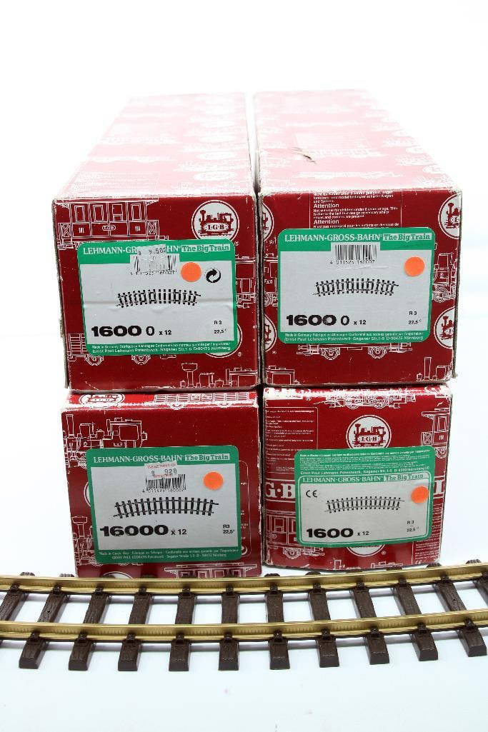 Lgb G Scale 1600 X12 Box/16000 X12 Box X3 Curved Track Sections Auction