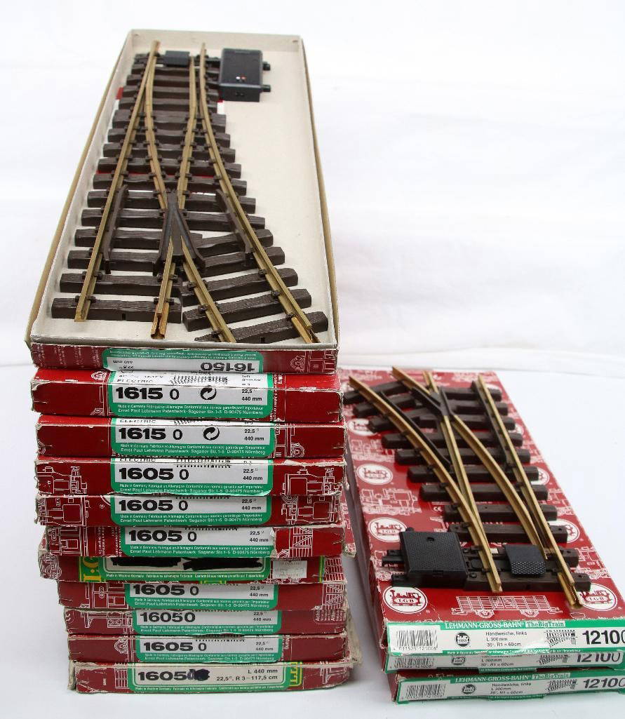 Lgb G Scale 12100 Switch X3/16050 Right Switch X8/16150 Left Switch X5 ...