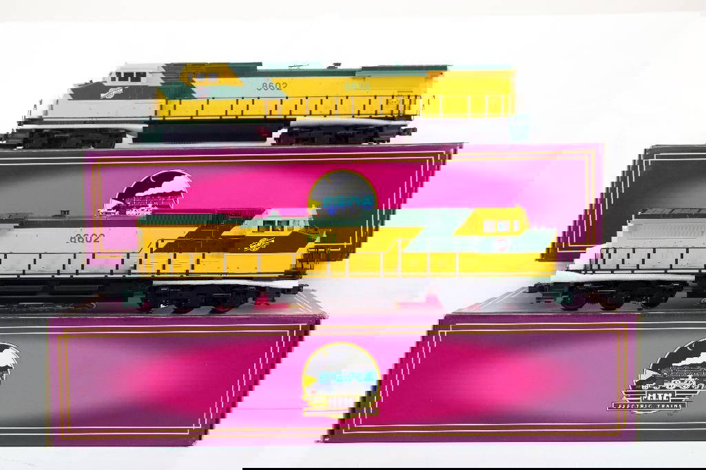 Mth O Gauge Cnw 3 Rail Ge Dash- 9 Diesel X2 Auction