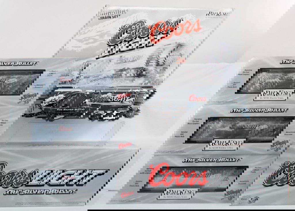 Mth O Gauge Coors Light Freight Train Set Auction