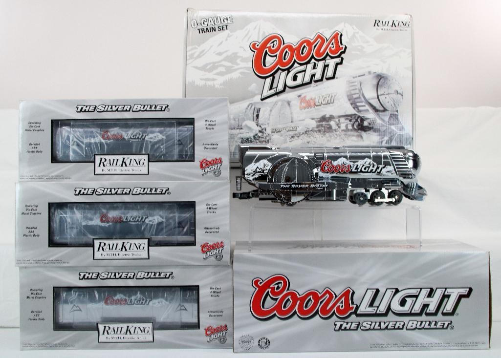 Mth O Gauge Coors Light Freight Train Set Auction