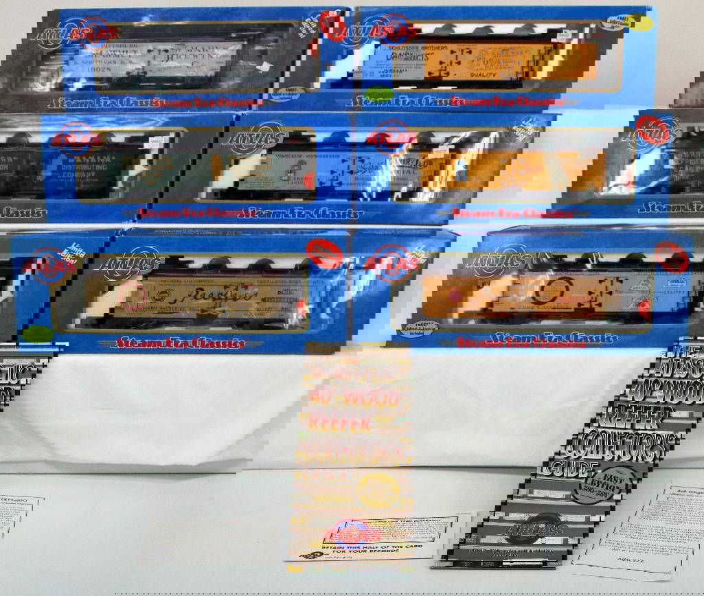 Atlas O Gauge 40 Foot Woodside Refrigerator Car -40 Foot Wood Reefer ...