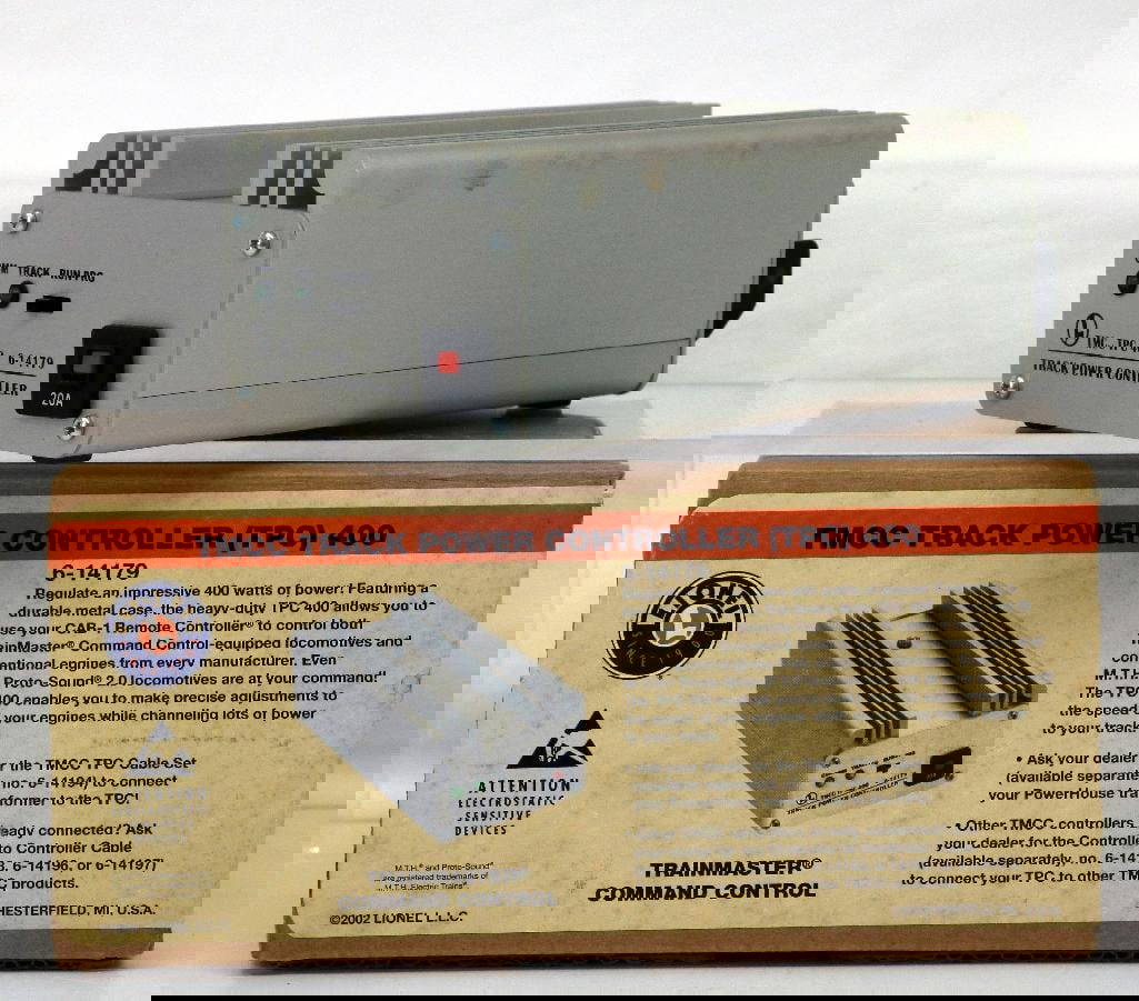 Modern Lionel O Gauge Tmcc Track Power Controller Tpc 400 Trainmaster Command Control Auction