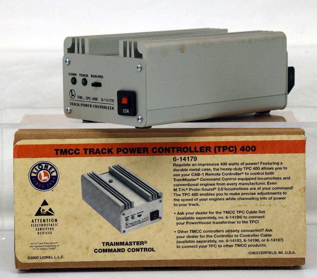 Modern Lionel O Gauge Tmcc Track Power Controller Tpc 400 Trainmaster ...