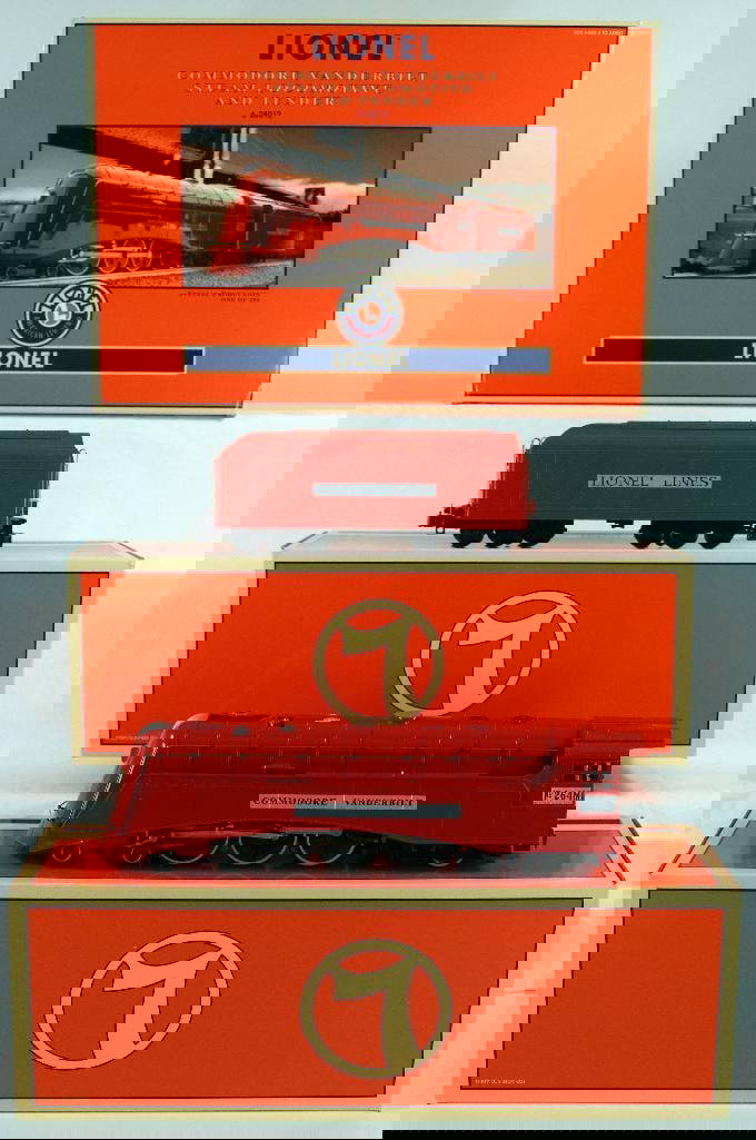 Modern Lionel O Gauge Commodore Vanderbilt Steam Loco And Tender #6 ...