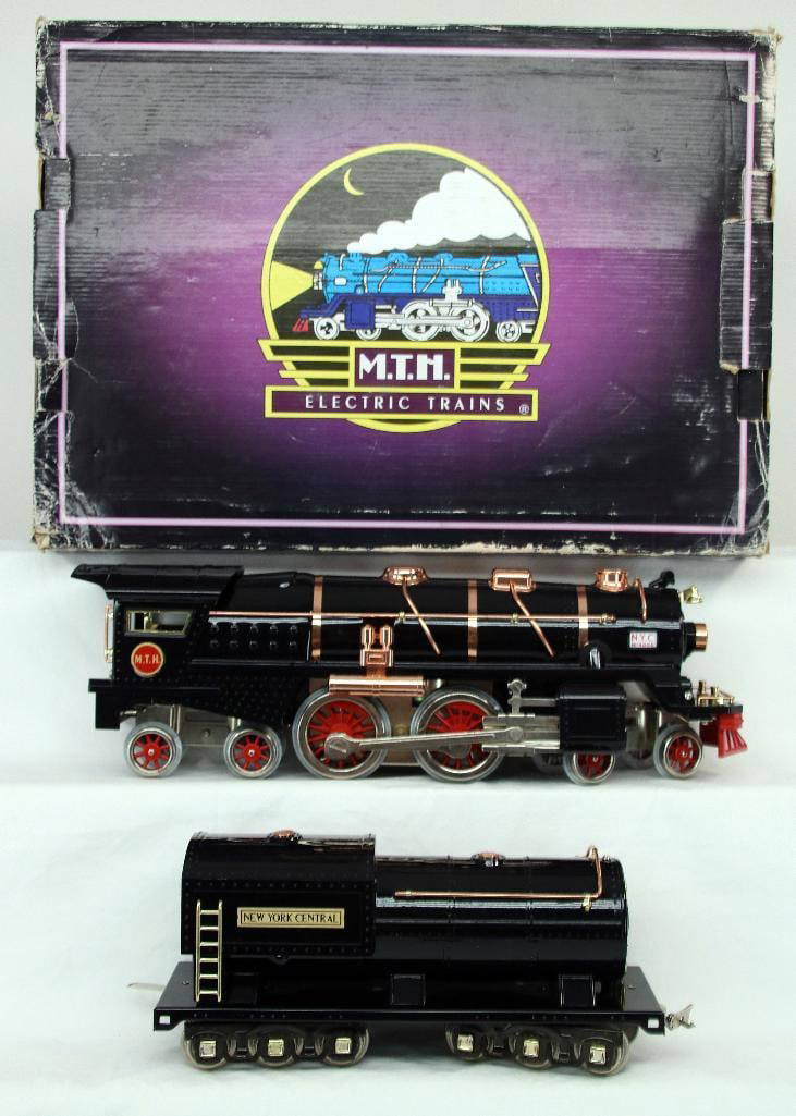 Mth Tinplate Traditions Wide Gauge 400e With Brass Trim Loco And Tender ...