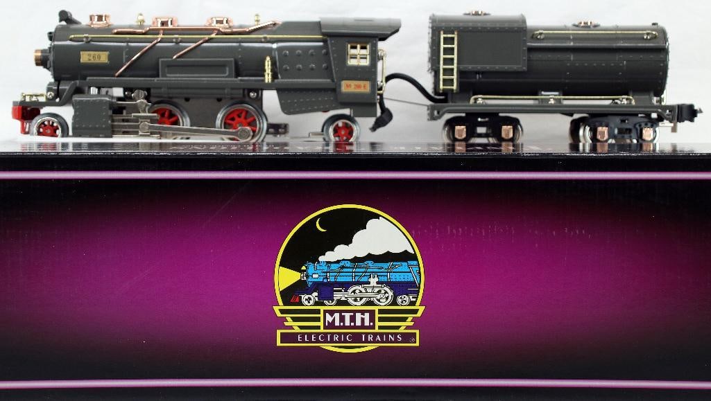 Mth Tinplate Traditions O Gauge 260 Tinplate Loco And Tender Gray With ...