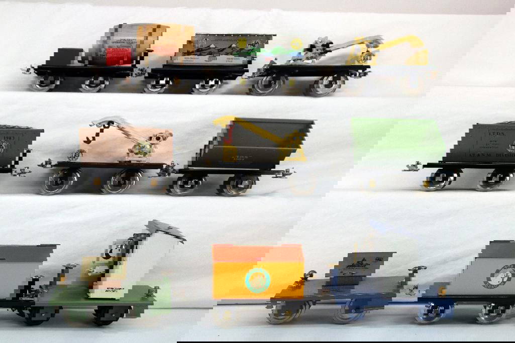 Classic Model Trains And Other Manufacturers Nine (9) Assorted Small ...