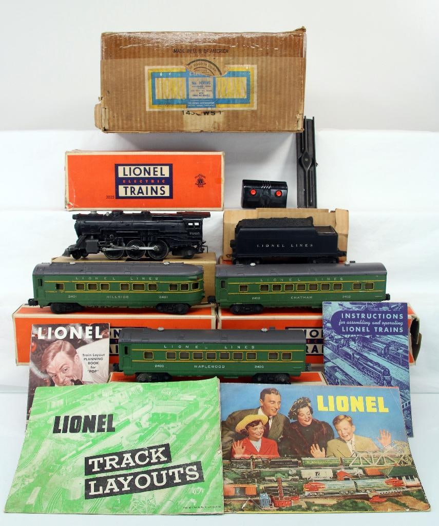Lionel Postwar 1430ws 2025 Passenger Set From 1948