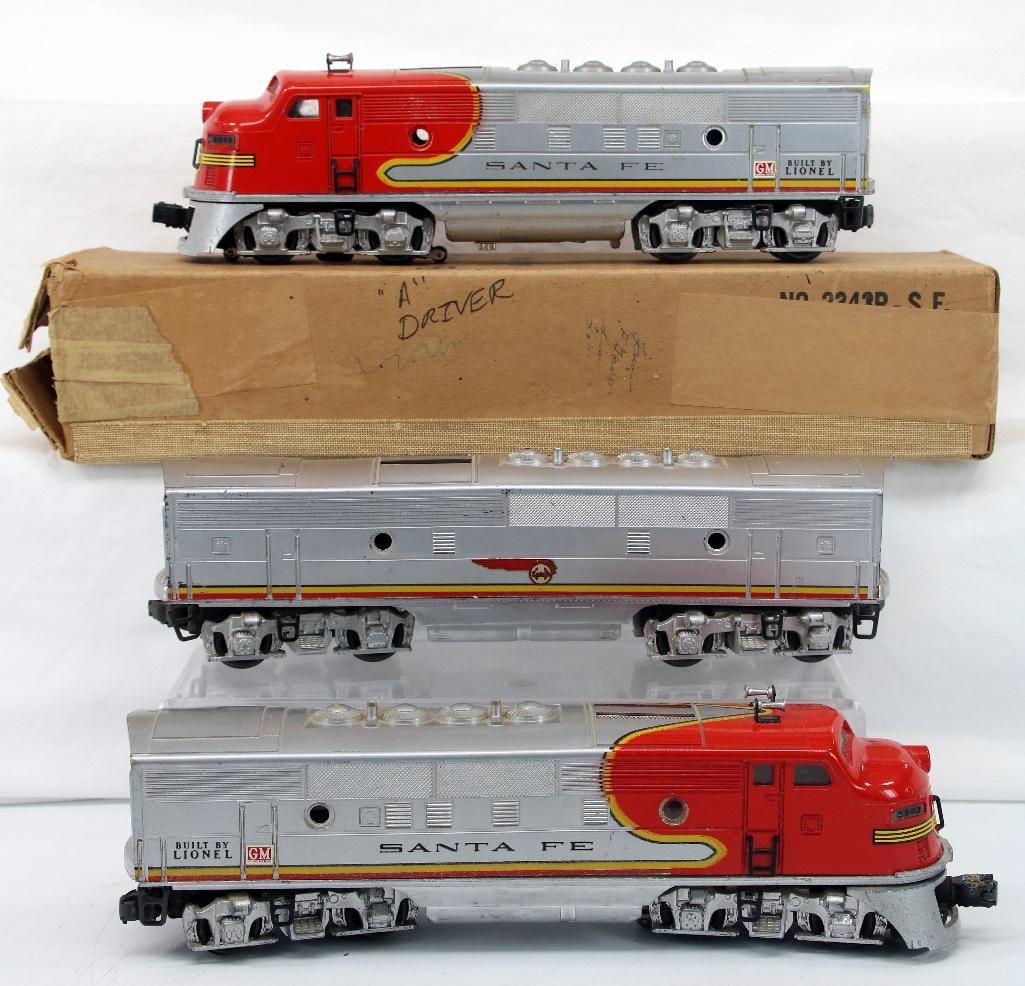Lionel Postwar 2343 A Unit Powered/2343 B Unit/2343 A Unit Unpowered ...