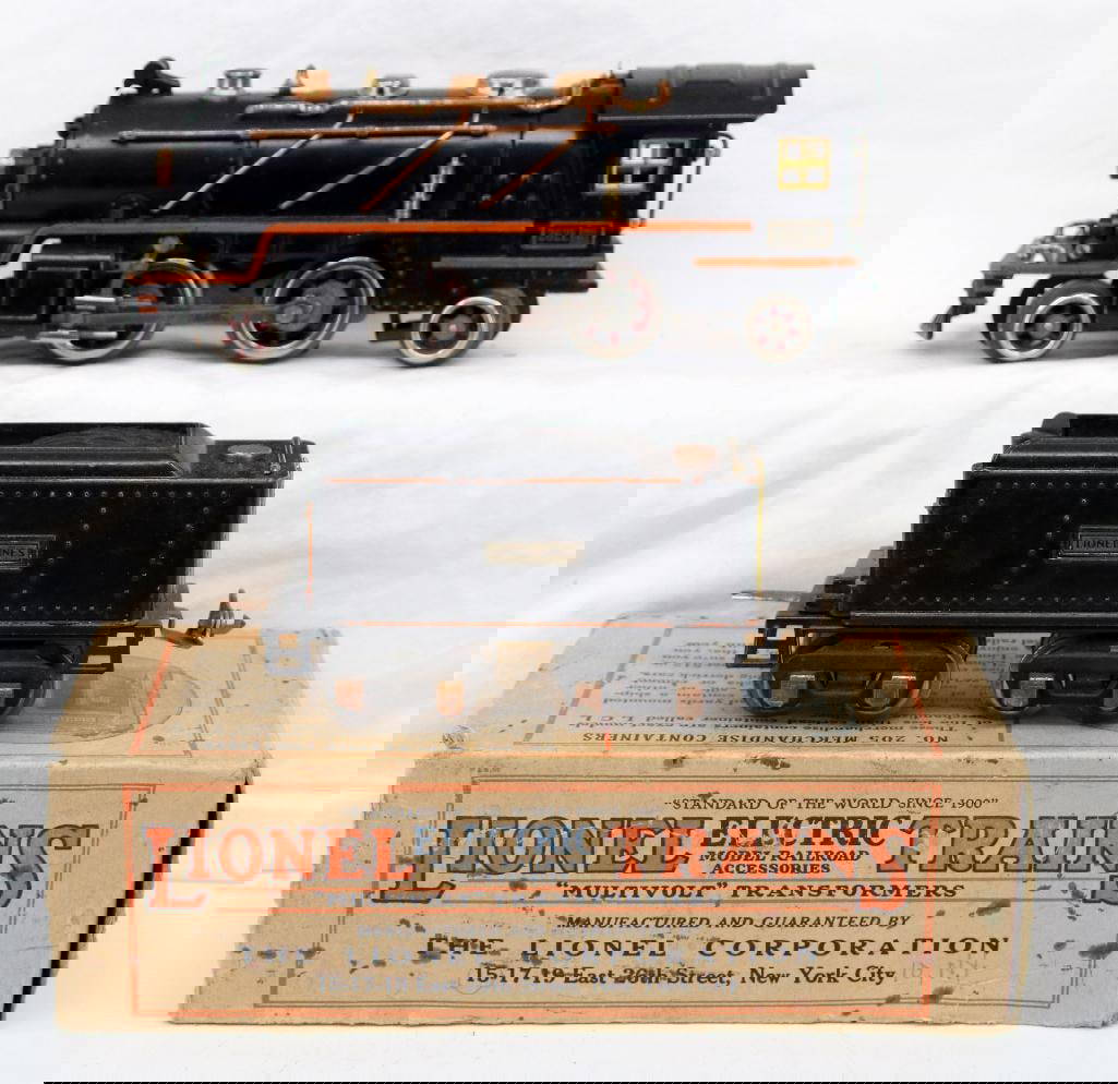 Lionel Prewar O Gauge 262e Loco And 262t Tender Black With Orange ...