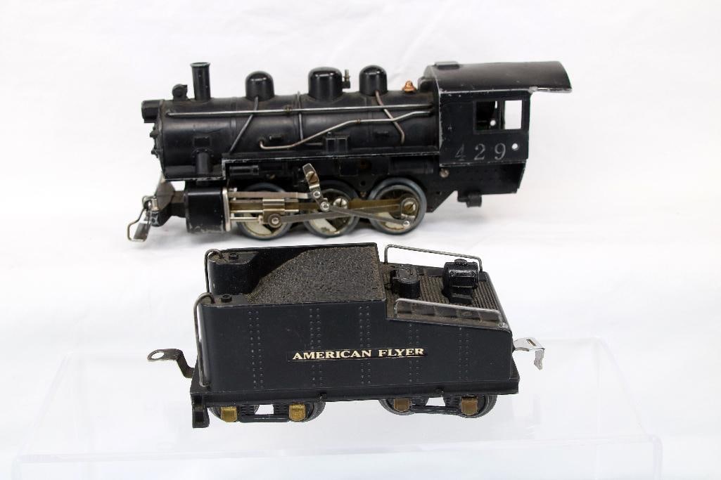 American Flyer Prewar O Gauge 0-6-0 #429 Switch Engine And Slope Back ...