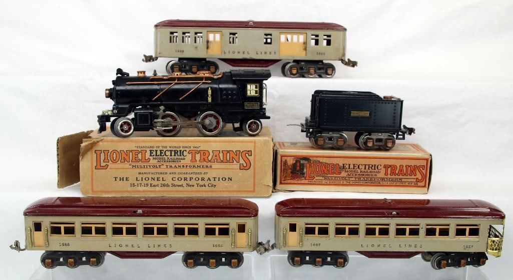 Lionel Prewar O Gauge 262e Black Loco And 262t Black Tender With 1685 ...