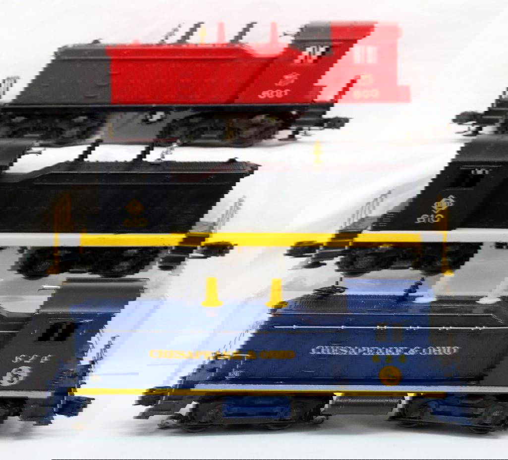 Lionel Postwar 600 Mkt Diesel/610 Erie Diesel/624 Chesapeake/ohio ...