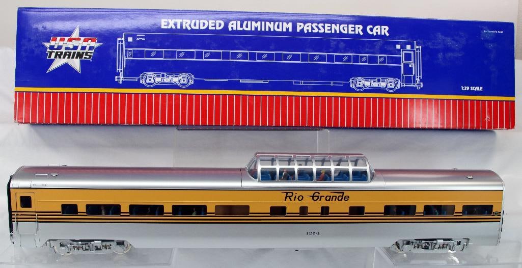 Usa Trains G Scale Rio Grande Extruded Aluminum Passenger Car Auction